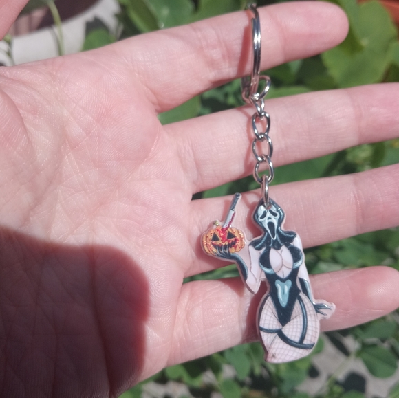 Hand Crafted | Jewelry | Scream Keychain | Poshmark